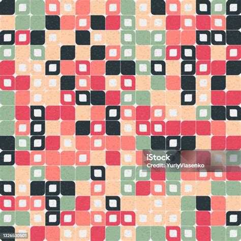 Abstract Geometric Pattern Generative Computational Art Illustration Stock Illustration