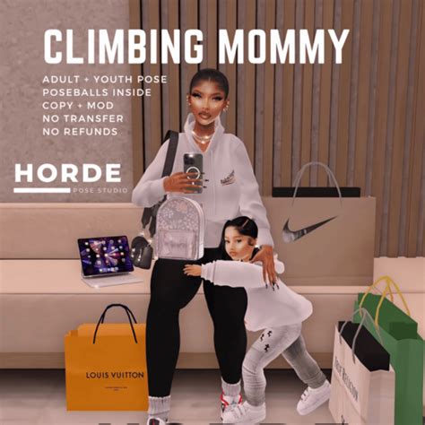 Second Life Marketplace Horde Climbing Mommy