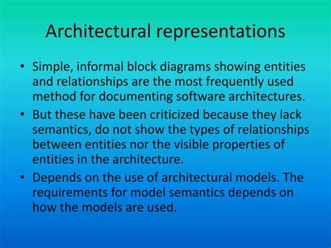Software Engineering 17 Architectural Design Ppt