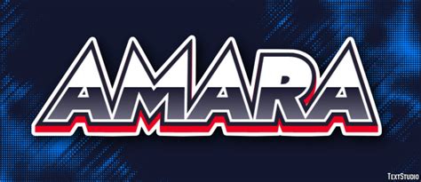 Amara Text Effect And Logo Design Name