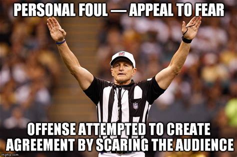 Logical Fallacy Referee Nfl 85 Memes Imgflip