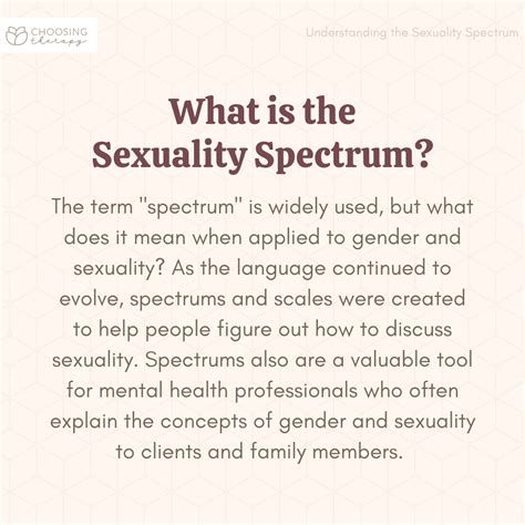 What Is The Sexuality Spectrum