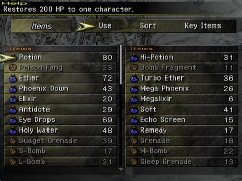 Actionscript As2 Final Fantasy Type Inventory Stack Overflow