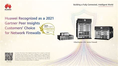 Huawei Firewall Recognized As Customers Choice In 2021 — Gartner Peer Insights Huawei Enterprise