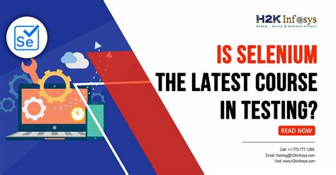 Is Selenium The Latest Course In Testing H2k Infosys Blog