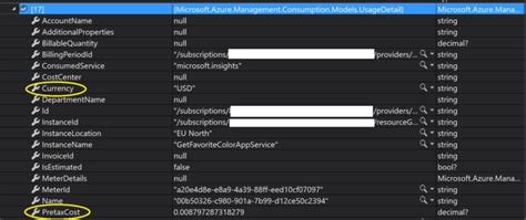 Accessing Azure Resource Consumption Data Using Net Developer Support