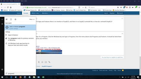 how to uninstall easybcd from windows 10 neosmart forums
