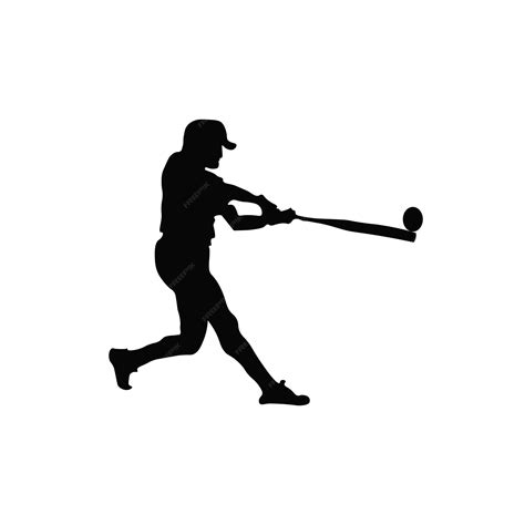 Baseball Silhouettes Premium Vector