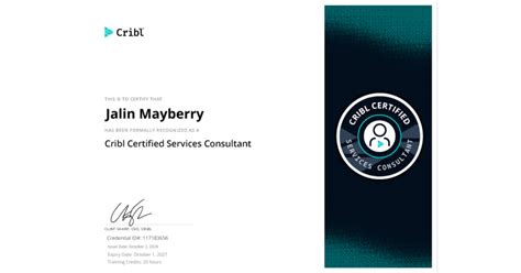 Jalin Mayberry On Linkedin Cribl Certified Services Consultant • Jalin