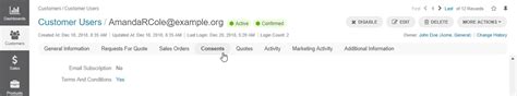 Add A Consent Landing Page To A Web Catalog Orocommerce Orocrm And