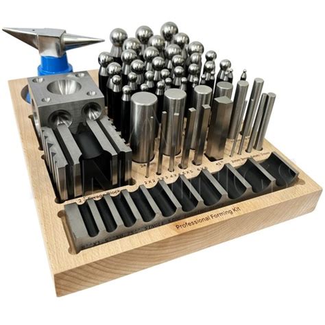56pc Jumbo Doming Block Swage Punch Set Made Of Steel Dapping Die Jewellers Tool Ebay