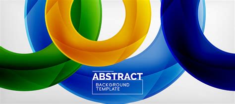 다채로운 벡터 반지 기하학적 추상적인 배경 현대 기하학적 패턴 디자인입니다 비즈니스 또는 기술 프리 젠 테이 션 디자인 서식 파일 브로셔 또는 전단지 패턴 또는 기하학적 웹