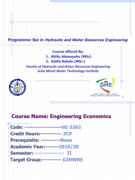 Engineering Econmics Pdf Interest Time Value Of Money