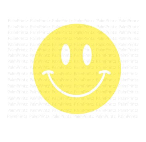 Smiley Face Svg Png And Jpeg Digital Files Summer Cricut Cut