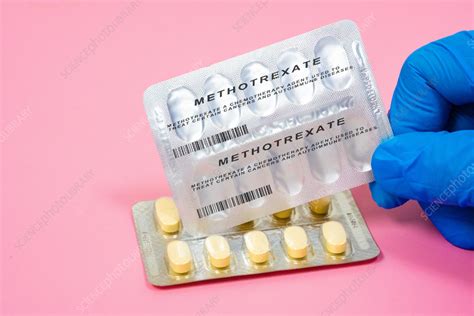 Methotrexate Pills Stock Image F045 2836 Science Photo Library