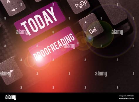 Conceptual Caption Proofreading Business Concept Act Of Reading And Marking Spelling Grammar