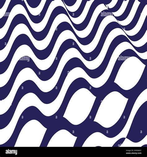 Optical Illusion Abstract Background Striped Wavy Distorted Texture