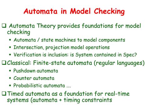 Ppt Timed Automata Powerpoint Presentation Free Download Id 773522