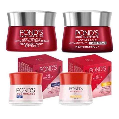 Jual Ponds Ponds Age Miracle Hexyl Retinol Niacinamide Day Night