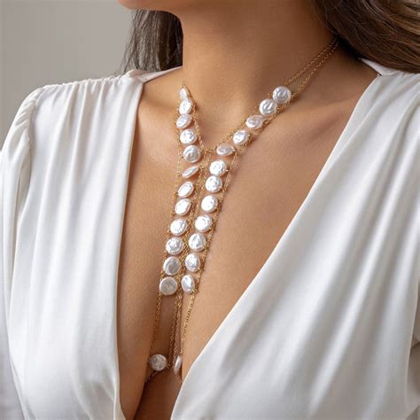 Sexy Patchwork Chains Necklaces Flornana