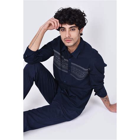 قیمت و خرید پیراهن آستین بلند مردانه بادی اسپینر مدل 4224 کد 1 رنگ سرمه ای