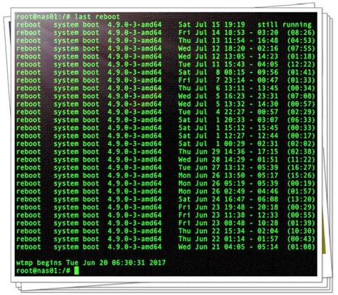 linux find out last system reboot time and date command by hari medium