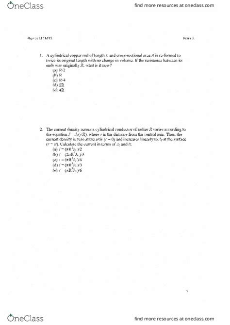 PHYS 212 Midterm PHYS 212 Midterm OneClass