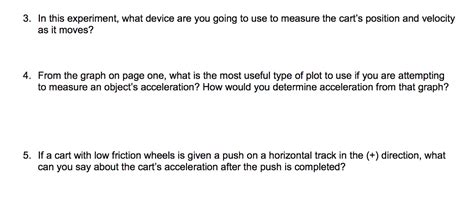 Solved In This Lab You Will Measure One Dimensional Motion Chegg