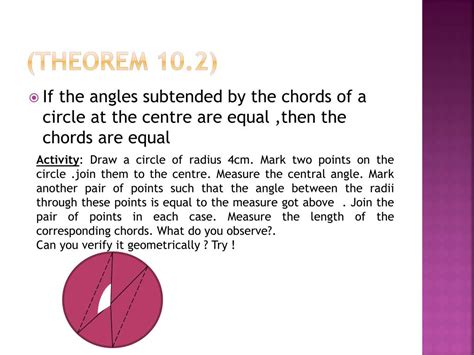 Ppt Properties Of Chords Powerpoint Presentation Free Download Id 3881399