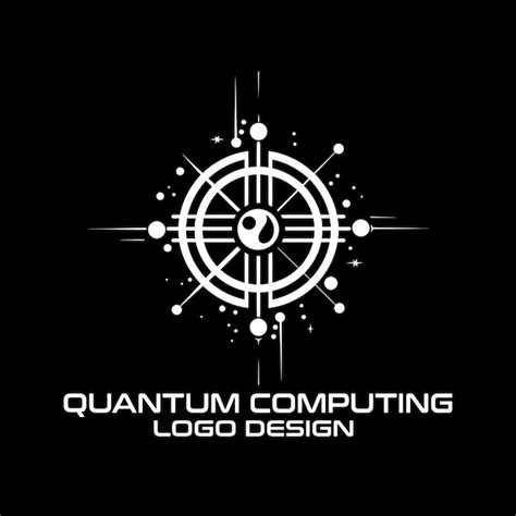 Premium Vector Quantum Computing Vector Logo Design
