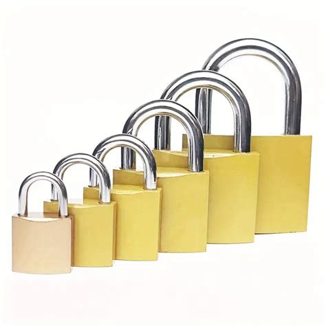 Padlock Keys Heavy Duty Lock Brass Color Luggage Bag Temu Australia