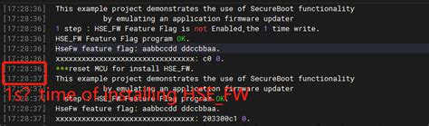 Solved S32k3 Hse Firmware Memory Verification Time Nxp Community
