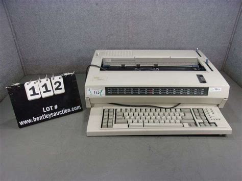 Ibm Wheelwriter 1500 Typewriter Bentley And Associates Llc