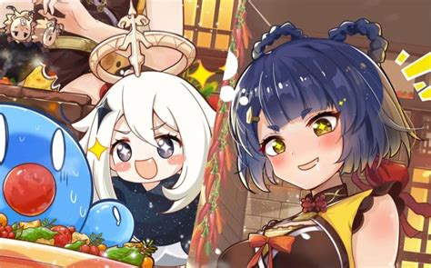 Paimon And Xianglings Chinese Va Sang A Song About Eating Paimon R