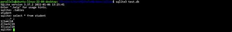 sqlite3 haremq