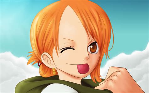 Namis Playful Wink Hd One Piece Anime Wallpaper 1920x1200