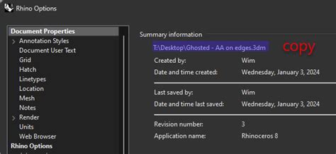 Copy Document Path Name To Clipboard Rhino For Windows McNeel Forum