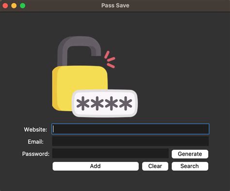 Github Jakeoliverleepasssave Password Manager With Gui Built Using Python And Sqlite