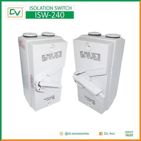 Jual Isolator Switch On Off 2pole 1phase 40a Isw 240 Kota