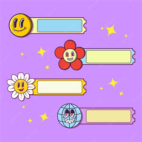 Premium Vector Cute Cartoon Text Box With Cute Character