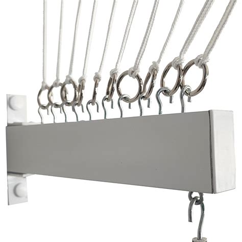 Varal De Roupas Varal De Parede 10 Varetas Individuais ReforÇaddo Varais De Roupas