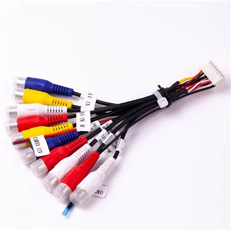 Furulu 18 Pin Camera Cable Pre Ampvideo Av Input Output Wire For