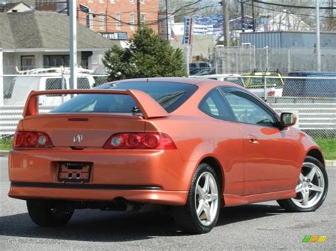 2005 Blaze Orange Metallic Acura Rsx Type S Sports Coupe 62865514