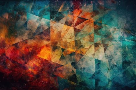 Premium Ai Image Vibrant And Colorful Abstract Background With A Gradient Effect Generative Ai