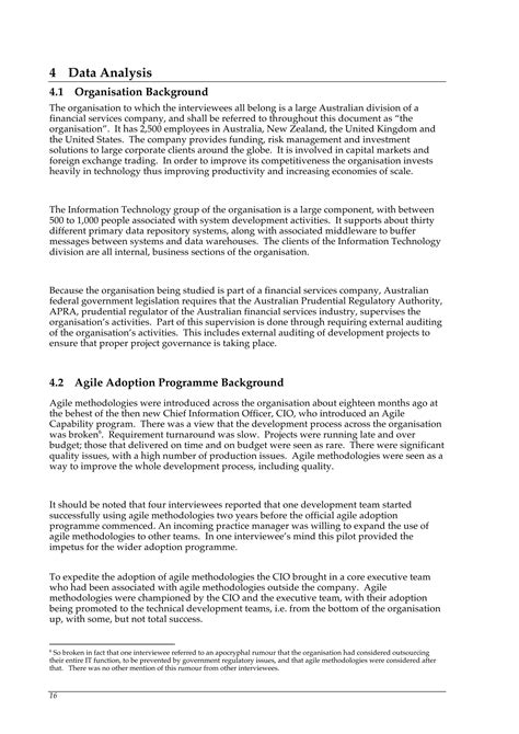 Thesis Agile And Plan Driven Methods Co Existence Pdf