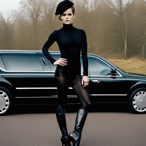 Emma Watson Sexy Limo Driver Athletic Body Weari By 2024darwin On Deviantart