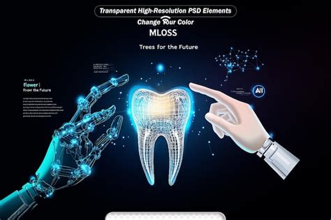 미세 프로세서 회로판 Hud 인터페이스 홀로그램 프리미엄 Ai 생성 Psd