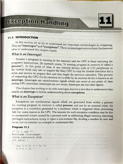exception handling pdf