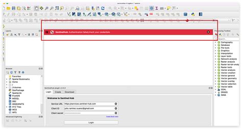 Authentication Failed Forumsentinel Hub