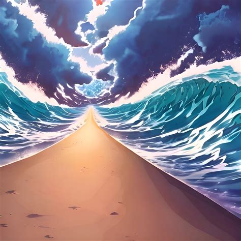 Ai 생성 바다 홍해 Pixabay의 무료 이미지